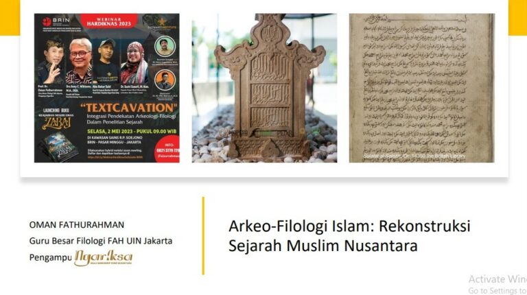 Arkeo-Filologi Islam: Rekonstruksi Sejarah Muslim Nusantara - Sultanate ...